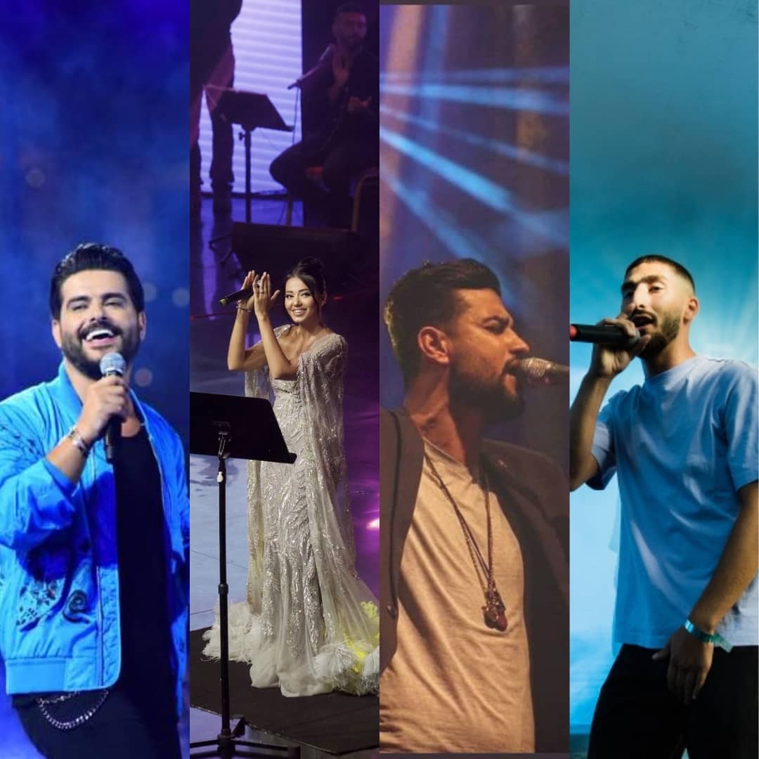 Nassif Zeytoun Rahma Riad Mortadha Ftiti And Ricky Rich At Coca Cola